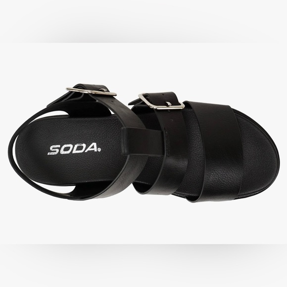 Soda | Shoes | Soda Stellar Multi Strap Double Buckle Open Toe Ankle ...